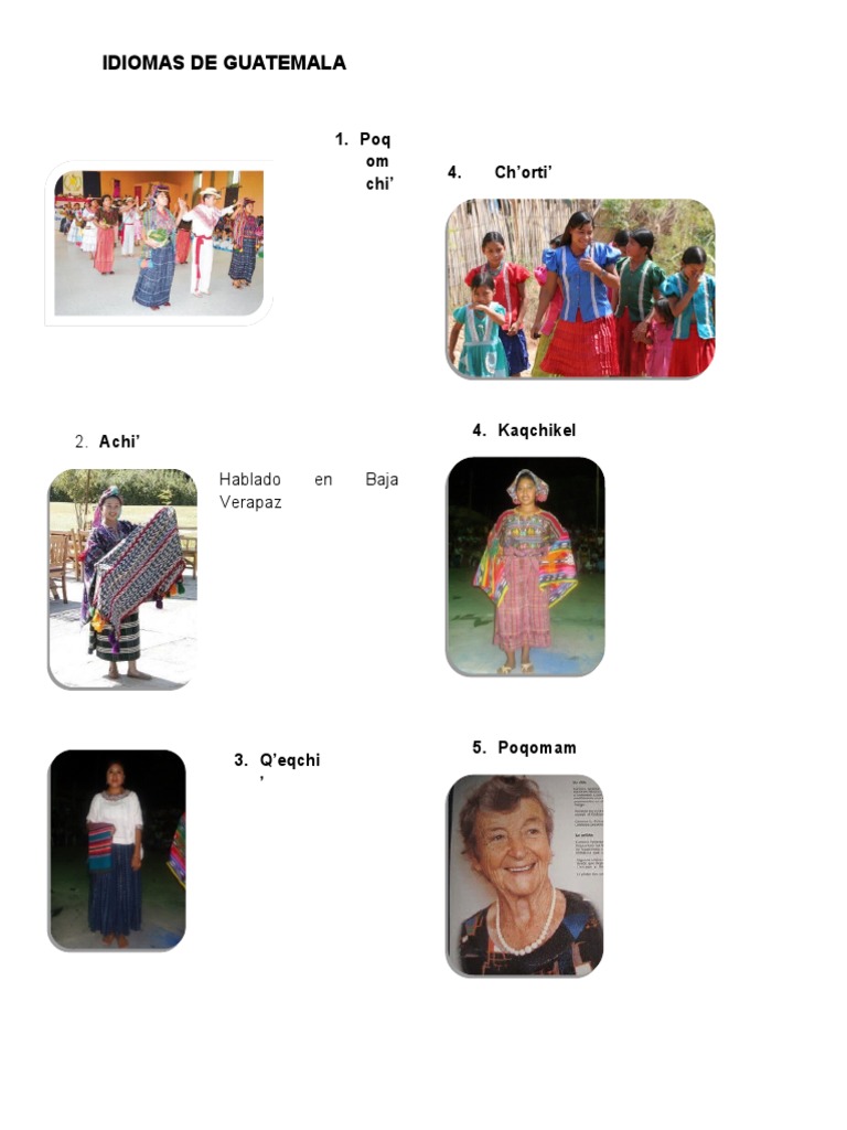 Idiomas Mayas en Guatemala | PDF
