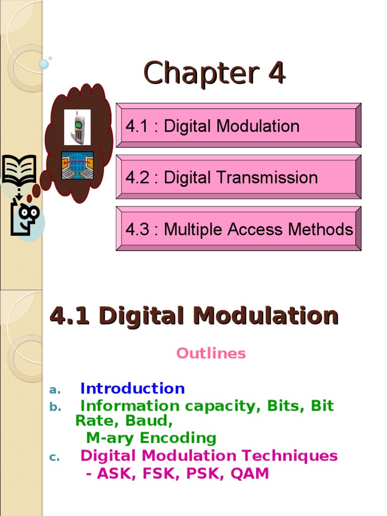 Chapter 4 Digital Modulation - Part 1 | PDF | Modulation | Bit Rate