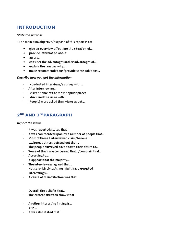 How To Write A Report | PDF | Self-Improvement