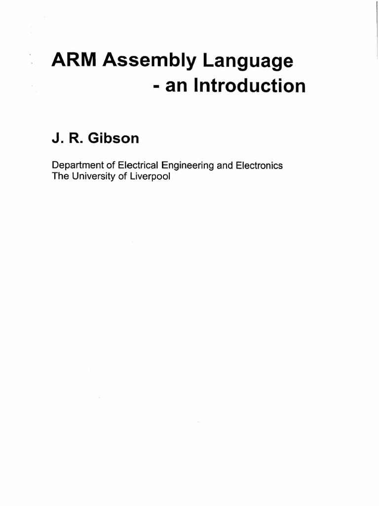 Assembly: Language | Download Free PDF | Subroutine | Assembly Language