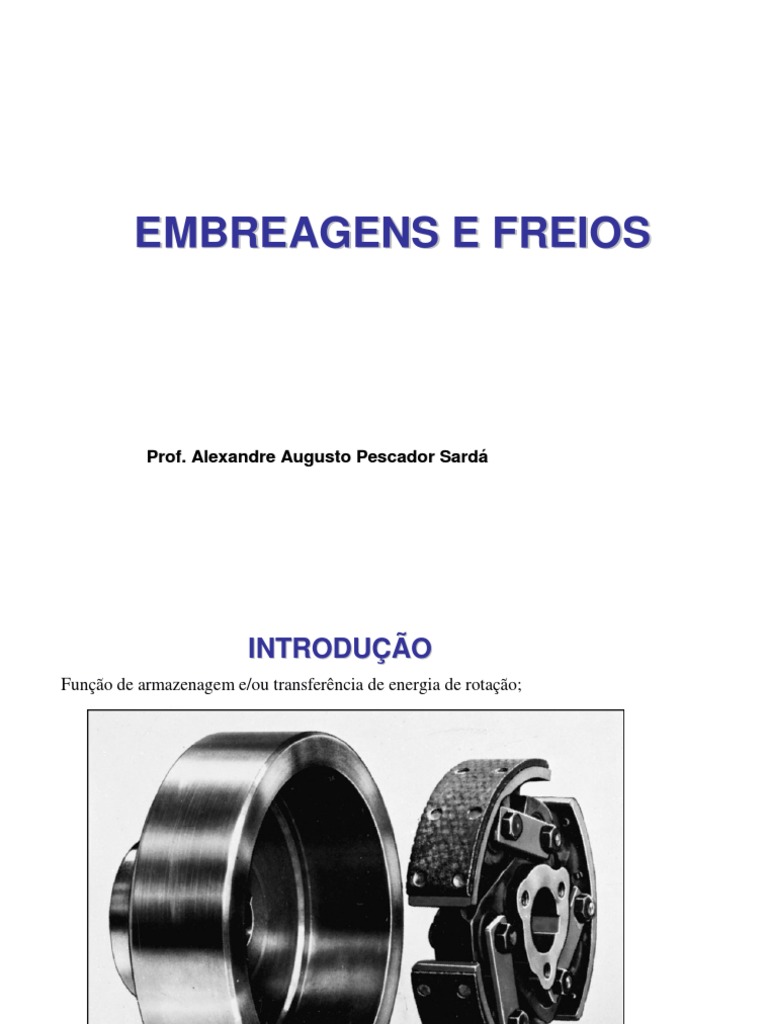 Freios e embreagens: princípios e aplicações | PDF | Motores | Roda