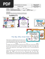 Five Sentence Story Examples PDF | PDF