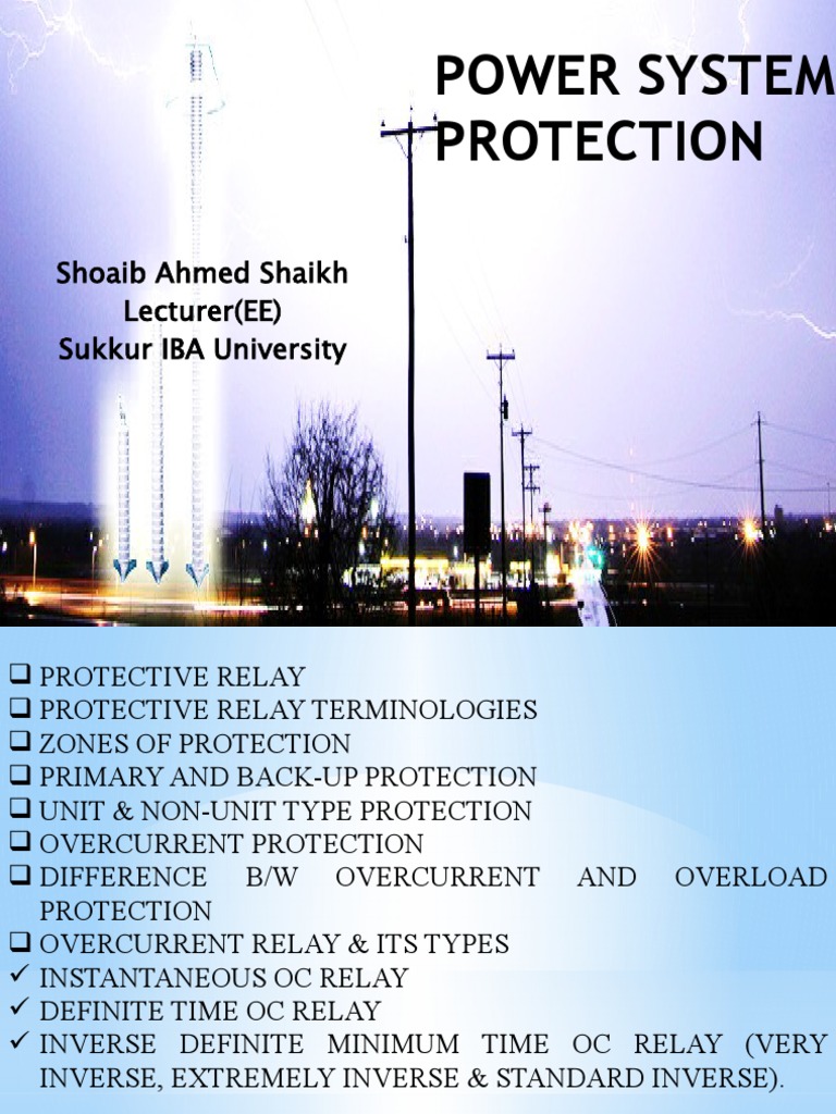 Power System Protection Relay Fundamentals | PDF | Relay | Transformer