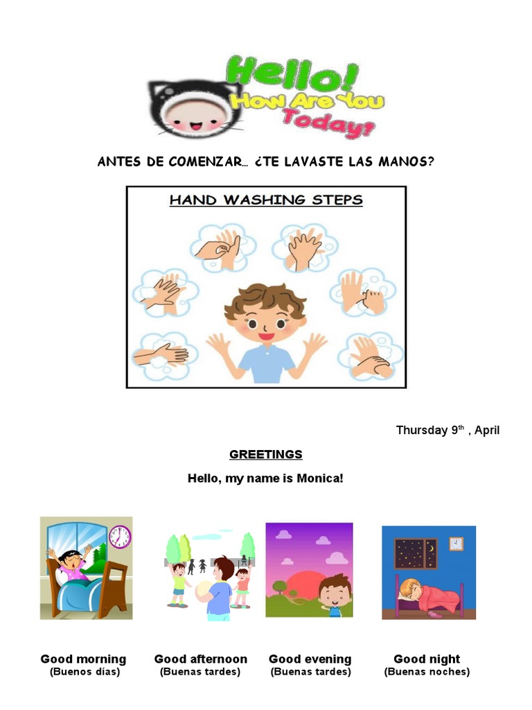 Greetings Class 1 (6) - 1 | PDF