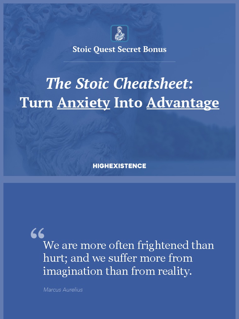 The Stoic Cheatsheet: Turning Anxiety into Advantage through Ancient ...