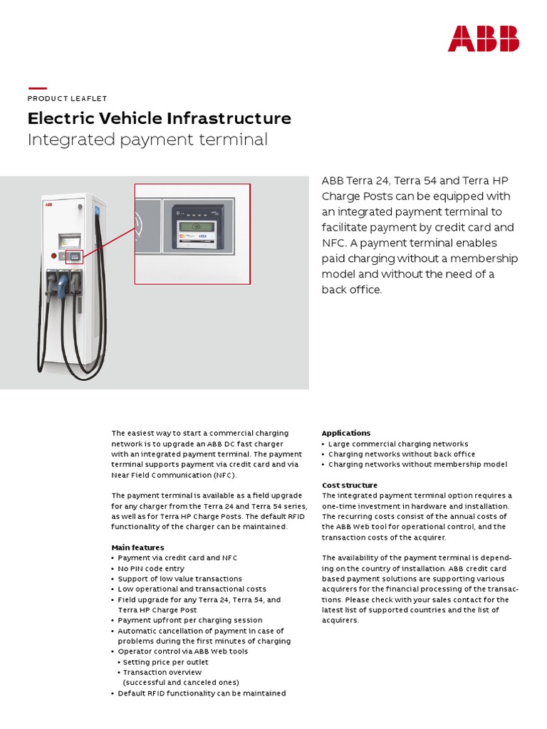 ABB PaymentTerminal PDF | PDF | Emv | Financial Technology