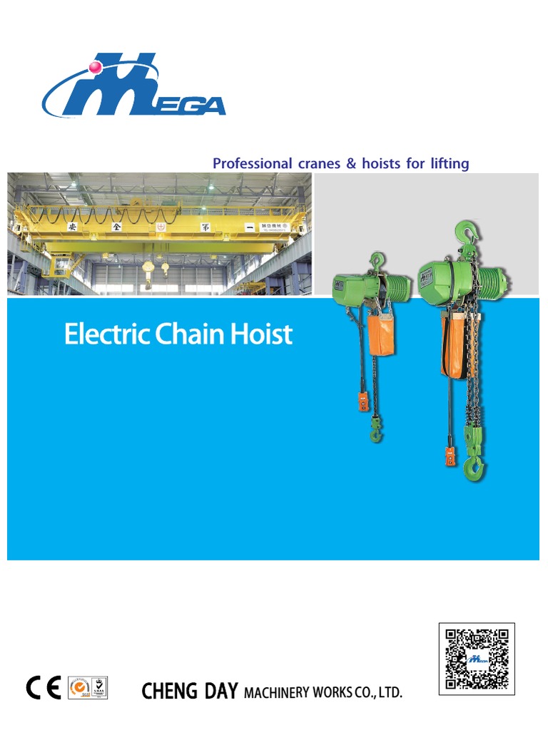 Cheng Day Electric Chain Hoist Guide | PDF | Power Supply | Electrical ...