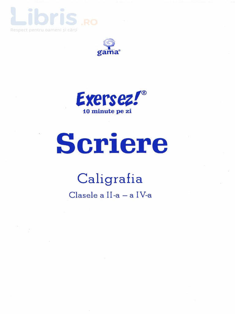 Scriere Caligrafie. Clasa 2-4 | PDF