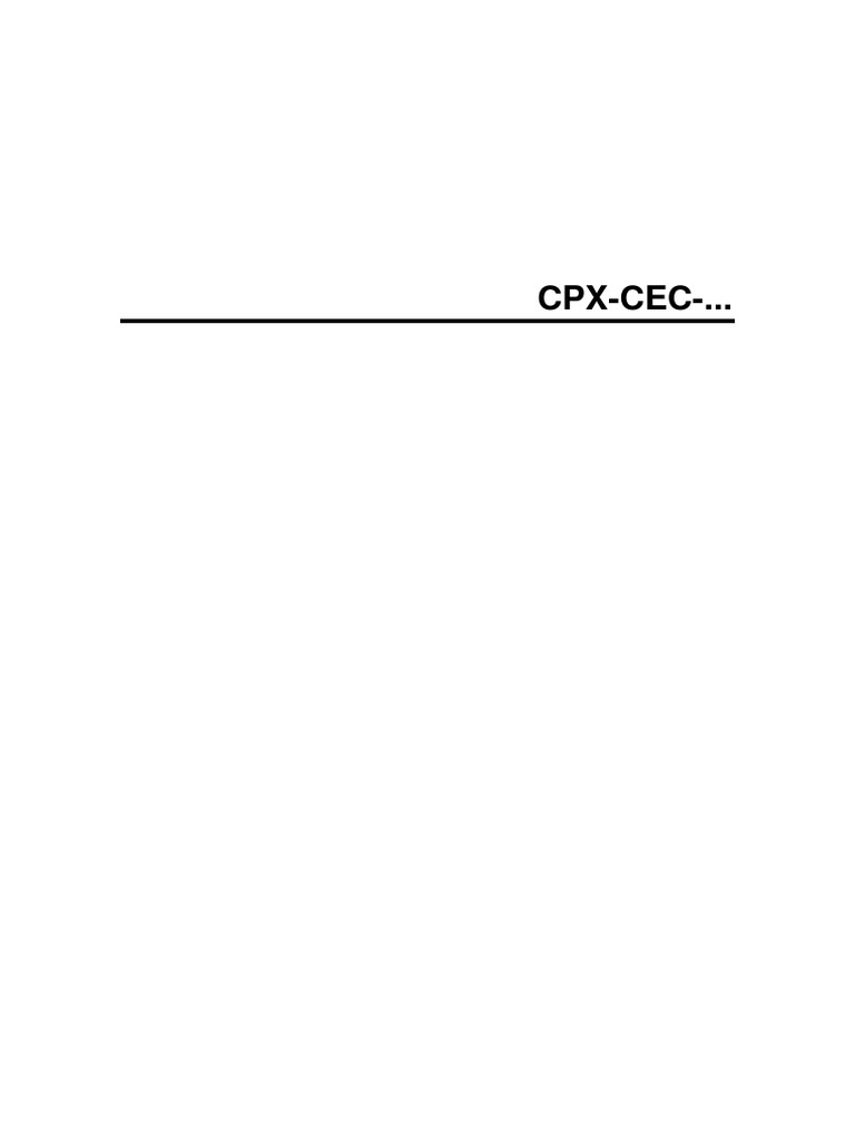 01 CoDeSys PB Festo CPX-CEC en PDF | Download Free PDF | Programmable Logic Controller | Subroutine