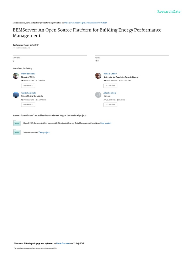 BEMServer EC3Conference PDF | PDF | Ontology (Information Science) | Application Programming ...