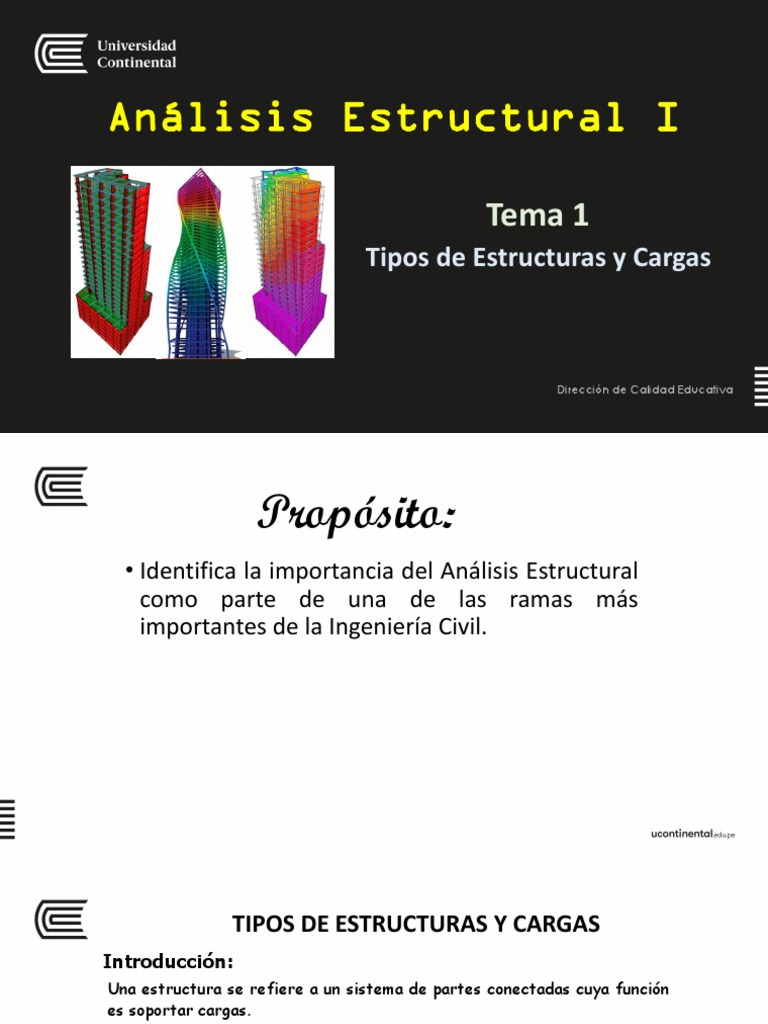 Tipos de Estructuras y Cargas Estructurales | PDF | Temblores ...