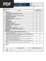 Door and Window Inspection Checklist | PDF | Technology & Engineering