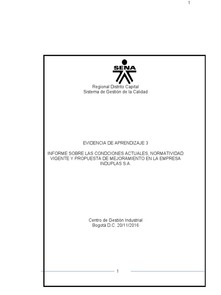Informe Evidencia No. 3 Almacenamiento | PDF | Almacén | Inventario