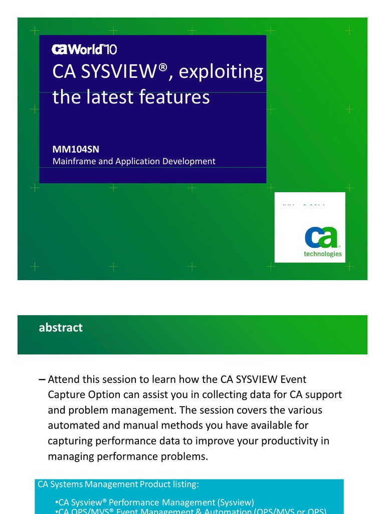 Sysview Commands | PDF | System Software | Computer Architecture
