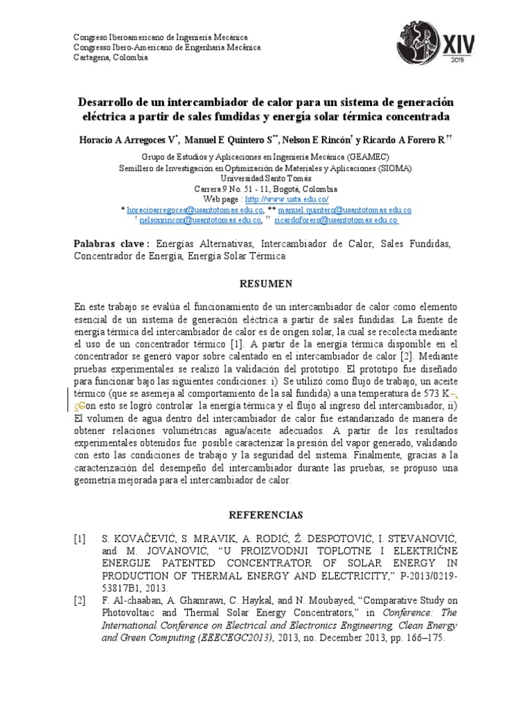 CIBIM Ricardo | PDF | Calor | Ingeniería mecánica