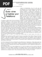 Solo Vine A Hablar Por Teléfono | PDF