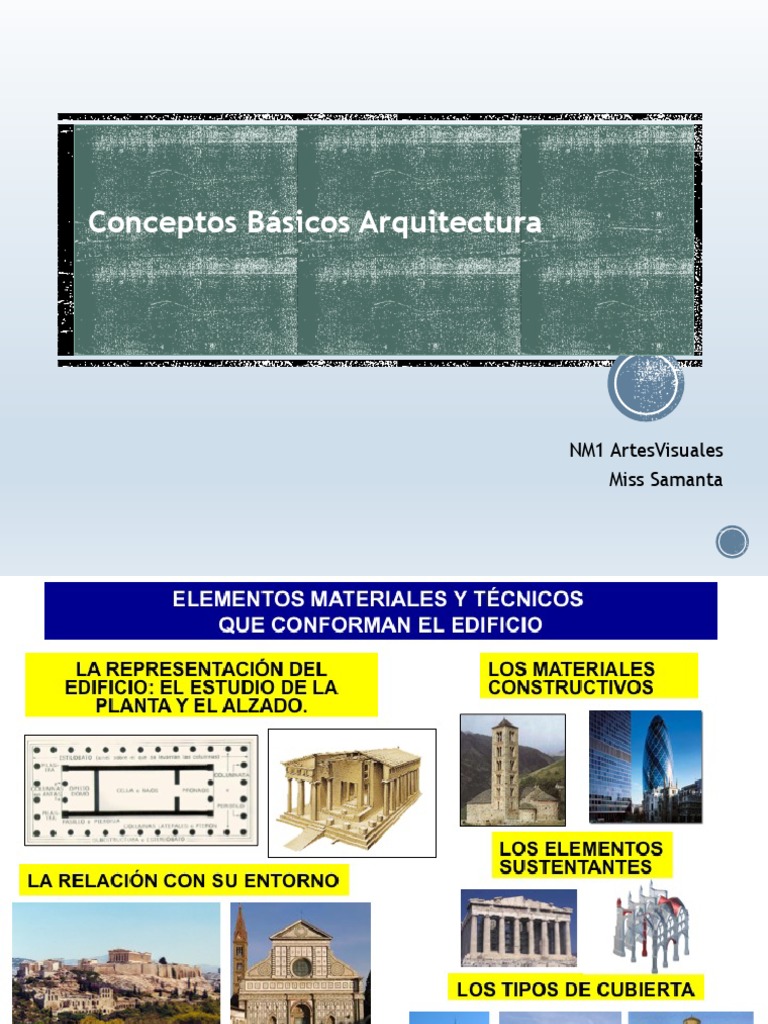 Conceptos Básicos Arquitectura | PDF | Ingeniería | Diseño arquitectonico