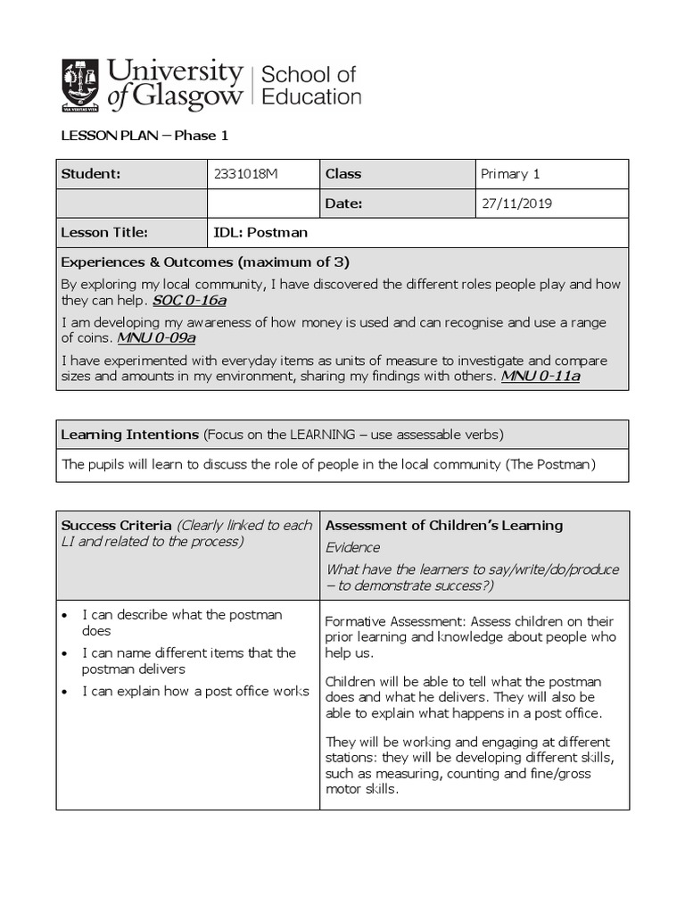 Postman | PDF | Educational Assessment | Psychological Concepts