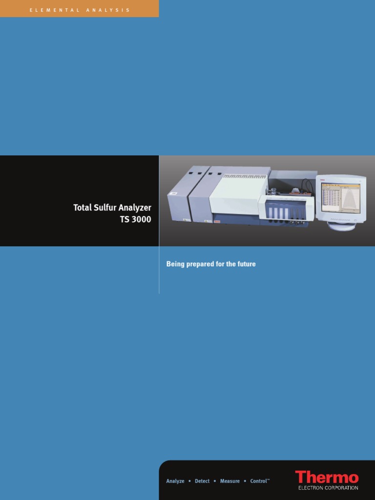 Total Sulfur Analyzer TS 3000: Being Prepared For The Future | PDF ...