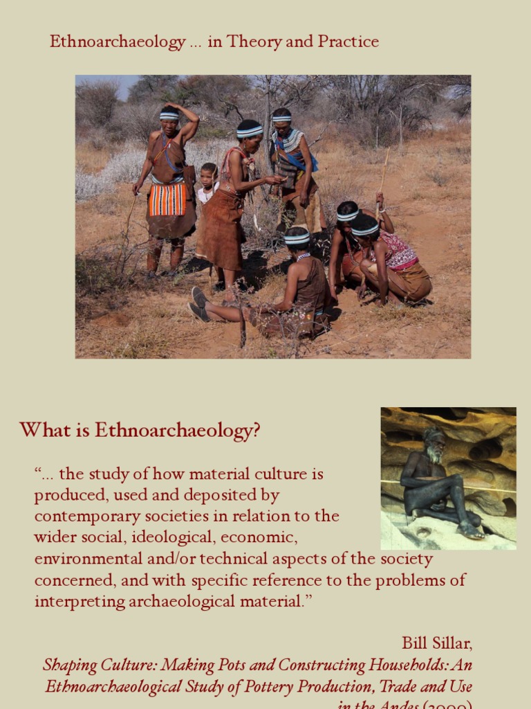 Week 11b PT 2, 20-1 (Ethnoarch) | PDF | Archaeology | Museology