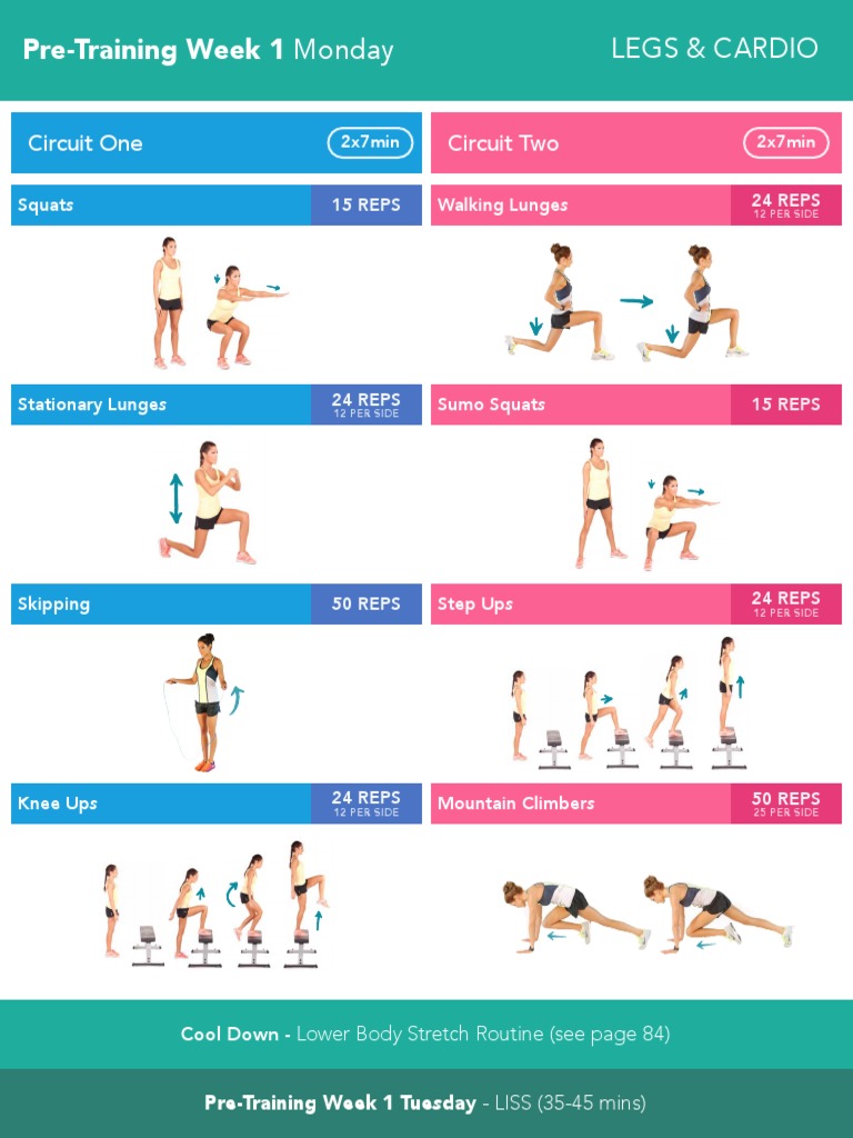BBG Pre Training | PDF | Human Anatomy | Physical Exercise