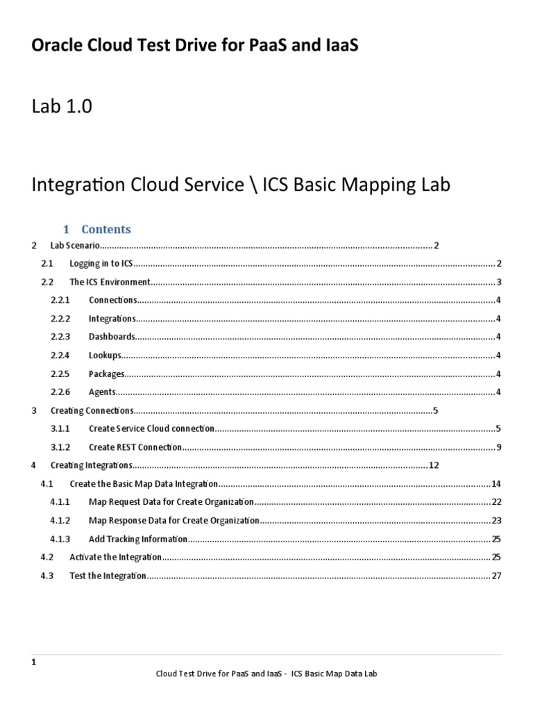 Lab 1.0 - ICS Basic Map Data - v16 | PDF | Platform As A Service ...