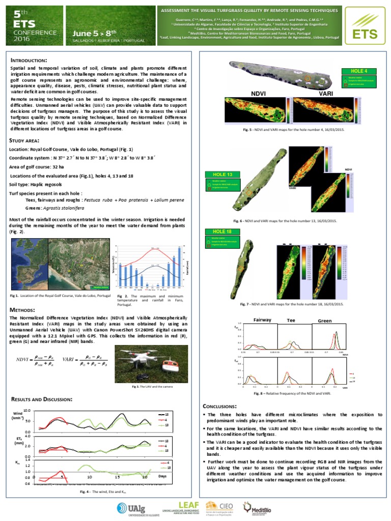 Poster - ETSC 2016 - NDVI - VARI - HF - FM - RA PDF | PDF | Golf Course ...