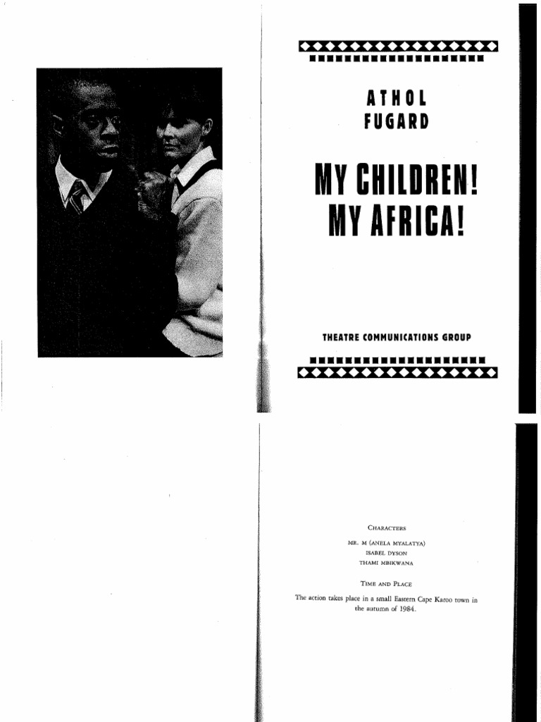 My Children! My Africa! PT 1 | PDF
