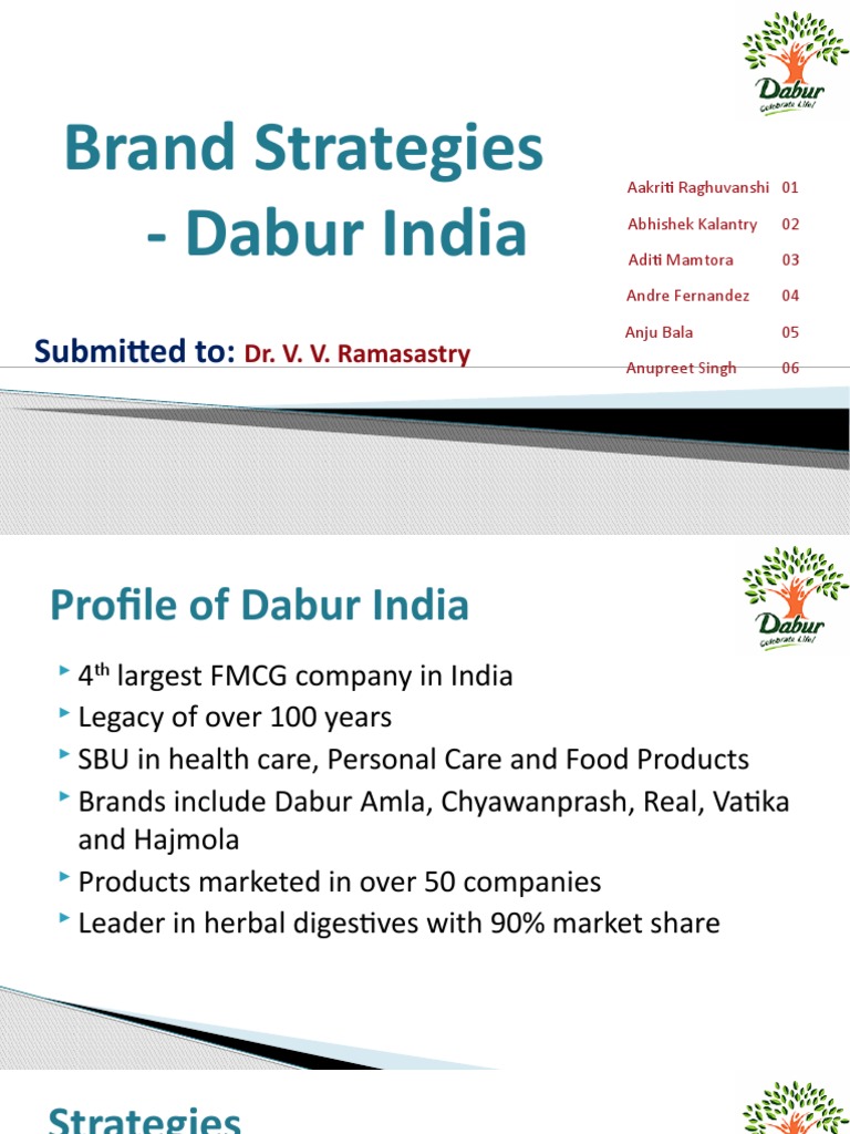 Dabur India's Brand Strategy Overview | PDF
