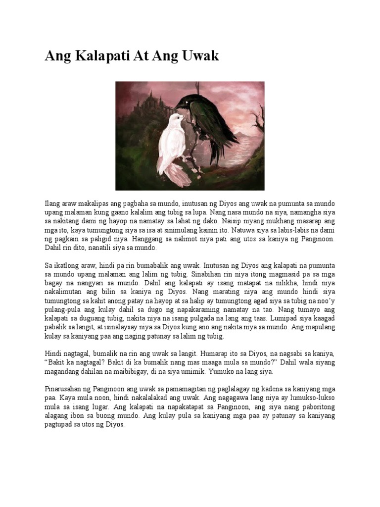 Ang Kalapati at Ang Uwak | PDF