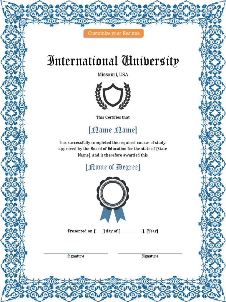 College Degree Fake Certificate Converti | PDF