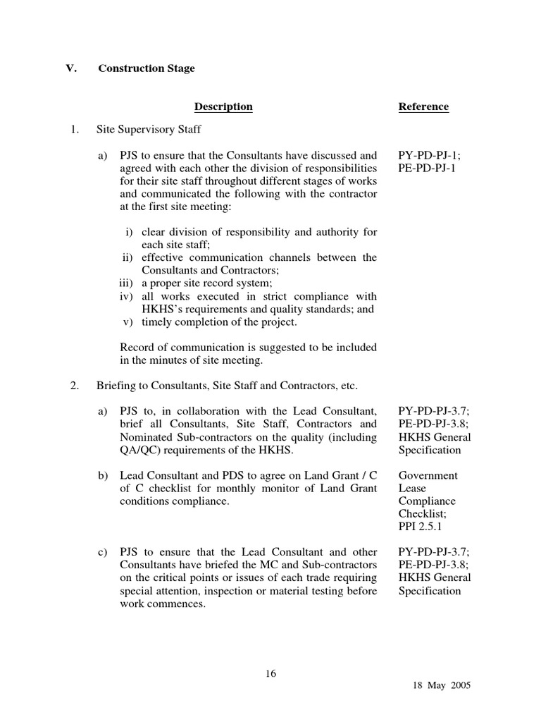 Construction Handover | Download Free PDF | Specification (Technical ...