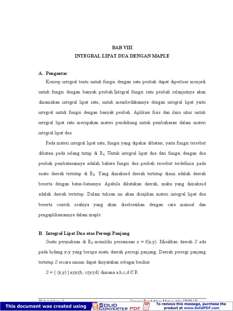 INTEGRAL_DUA_VARIABEL | PDF