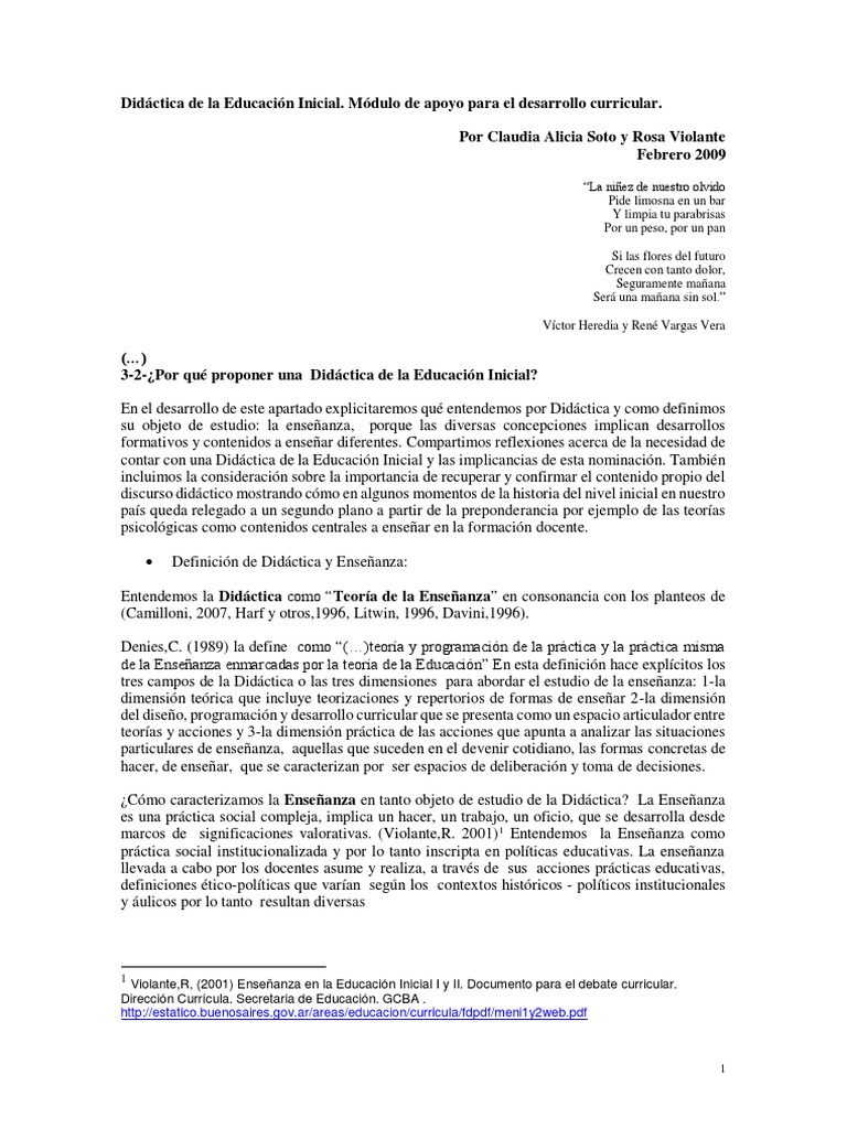 Didactica De La Educacion Inicial Pdf Pdf Educación De La Primera