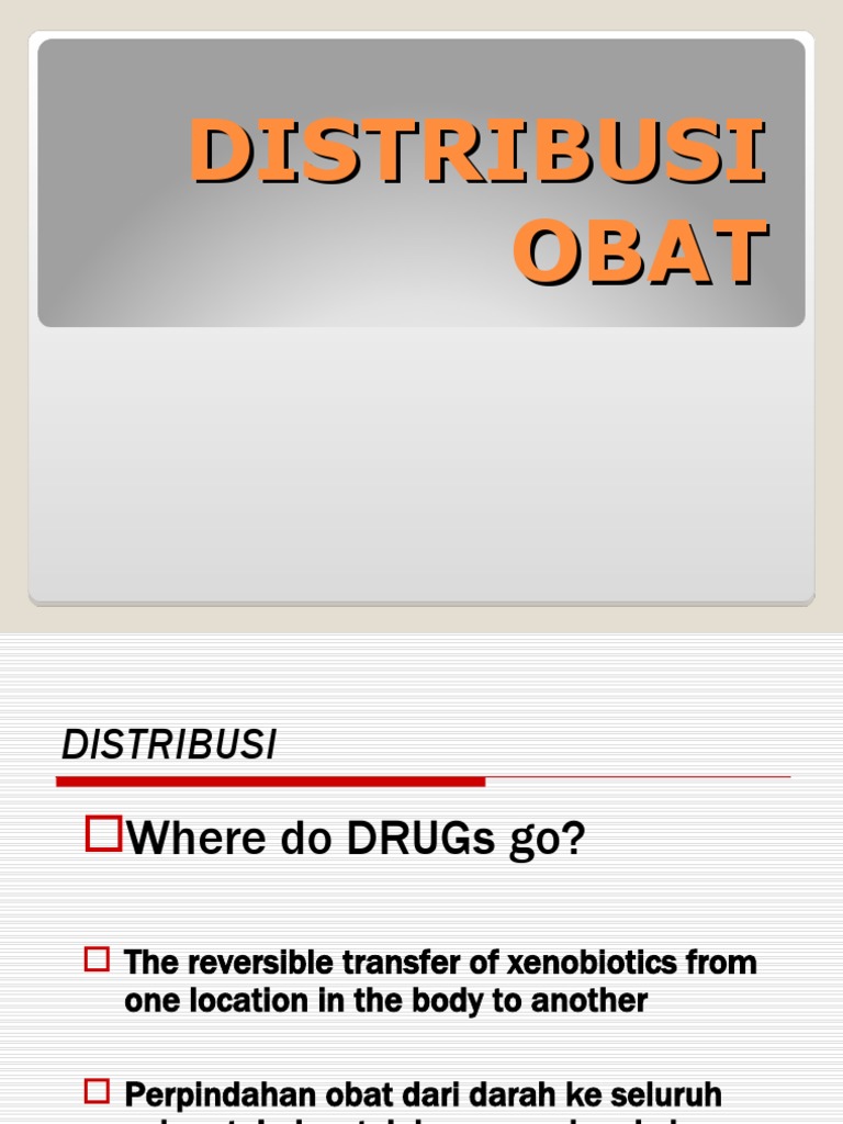 Distribusi Obat | PDF
