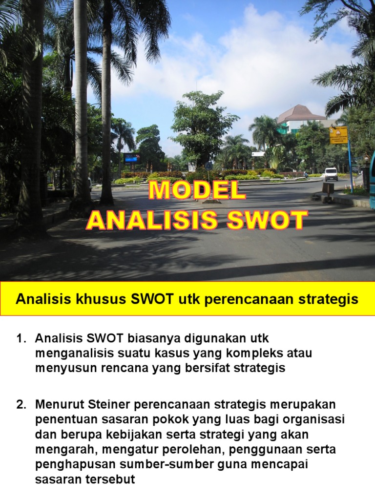 Metode Swot | PDF
