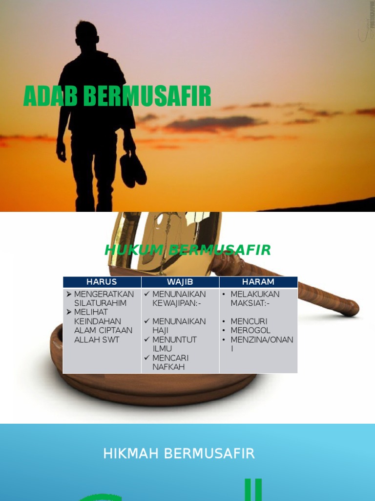 Adab dan Hikmah Bermusafir | PDF