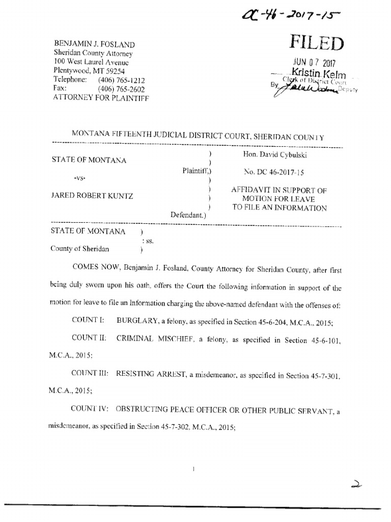 Kuntz Plentywood Charging Docs | PDF