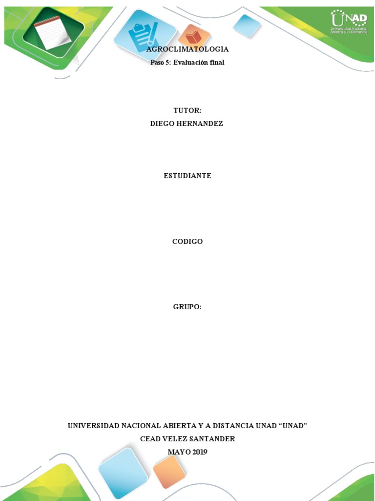 Paso 5 Agroclimatologia Pdf Maíz Plantas