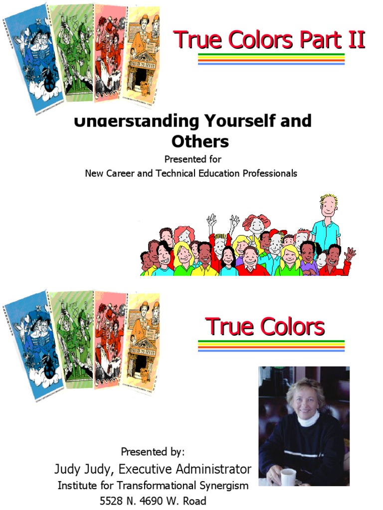 True Colors: Understanding Learning Styles | PDF | Learning Styles ...