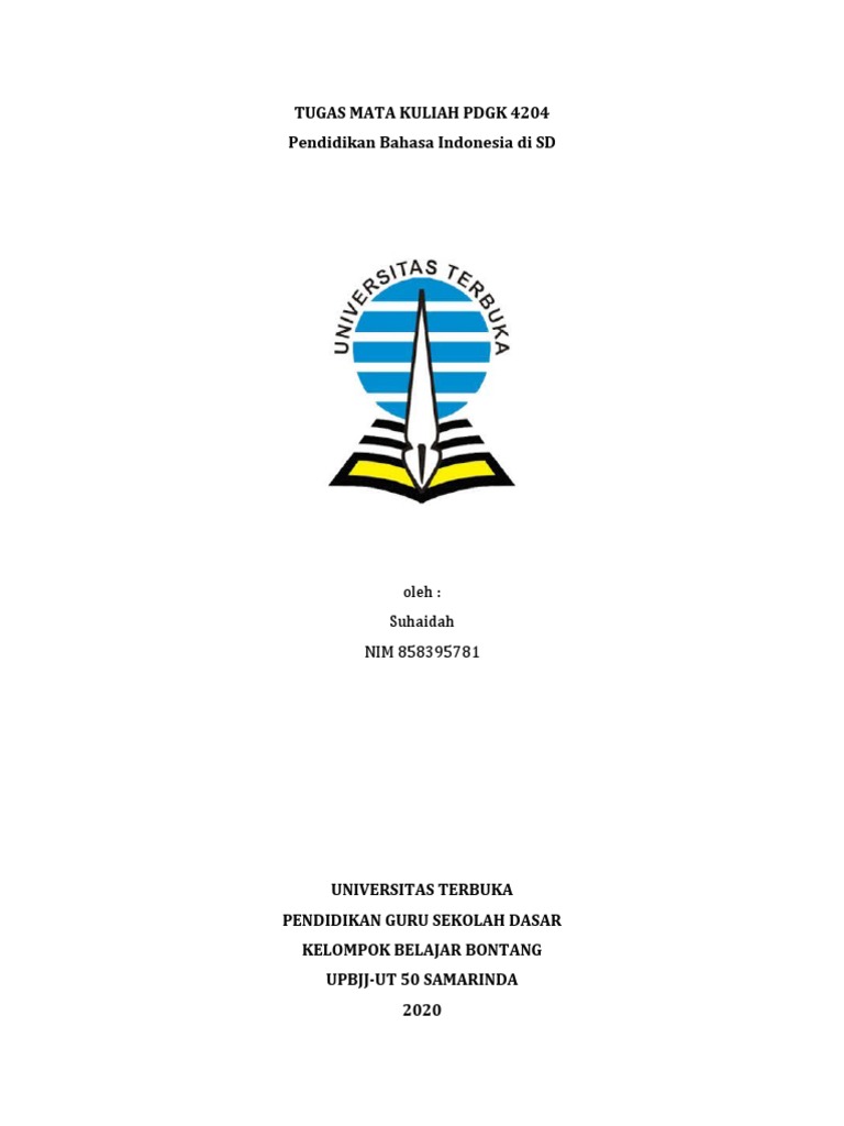 TUGAS 1 PDGK 4204 Pend, Bhs. Ind. Di SD | PDF