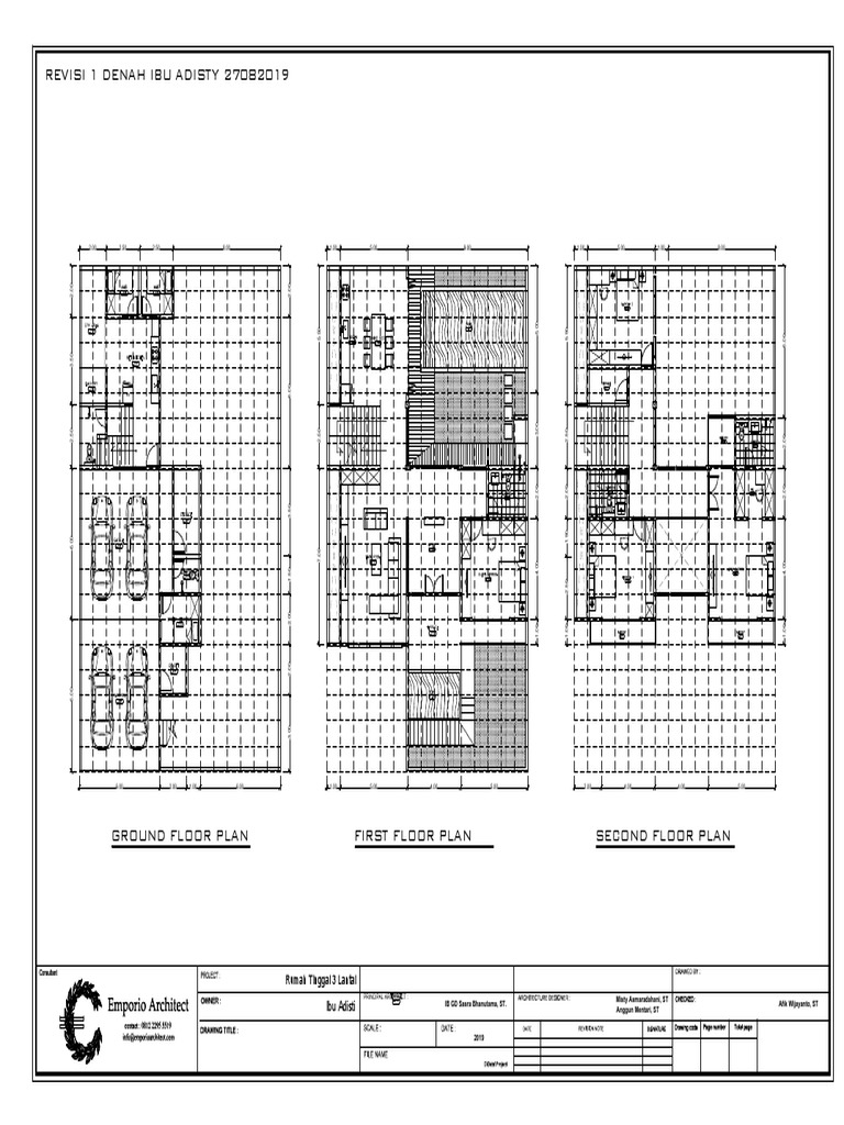 Denah Revisi 1 Ibu Adisti 27082019 | PDF | Computing | Computing And ...