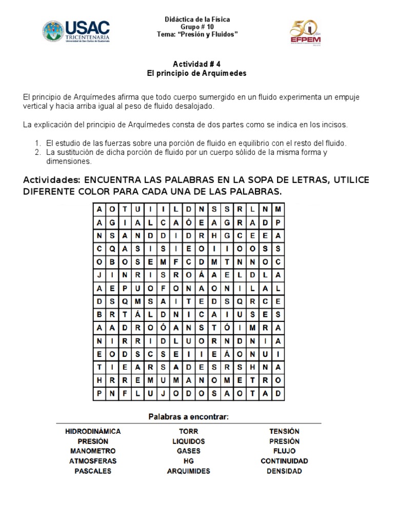 Hoja - Actividad 4 - Sopa Letras | PDF | Estudios de idiomas extranjeros