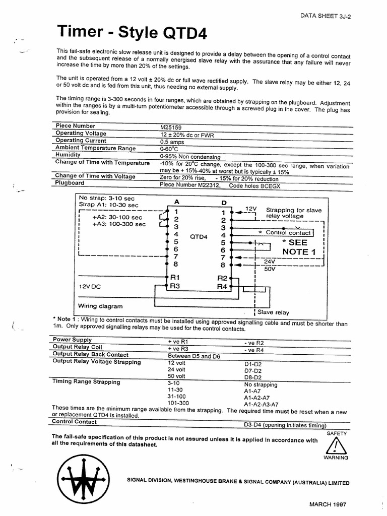 Datasheet QTD4 | PDF