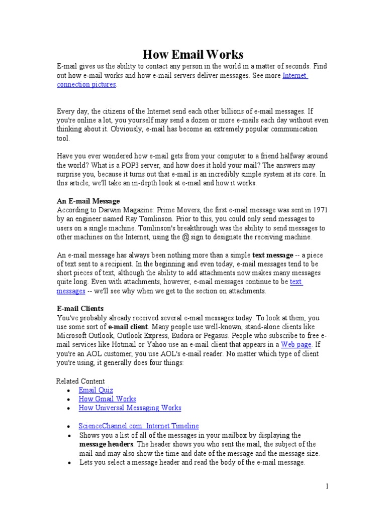An In-Depth Look at How Email Works: A Technical Explanation of Email ...