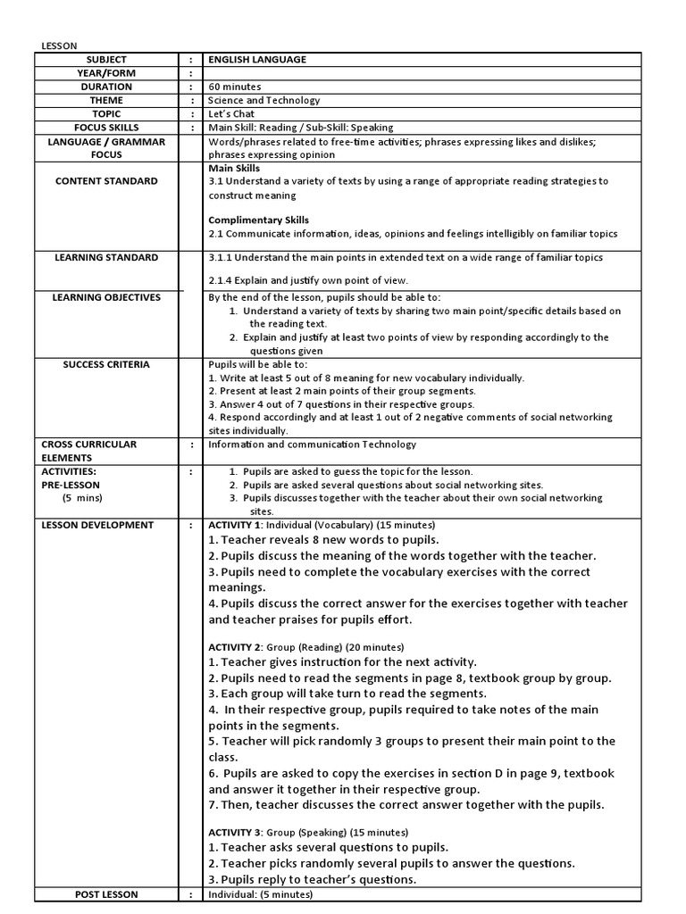 LP Form 4 | PDF | Social Networking Service | Question