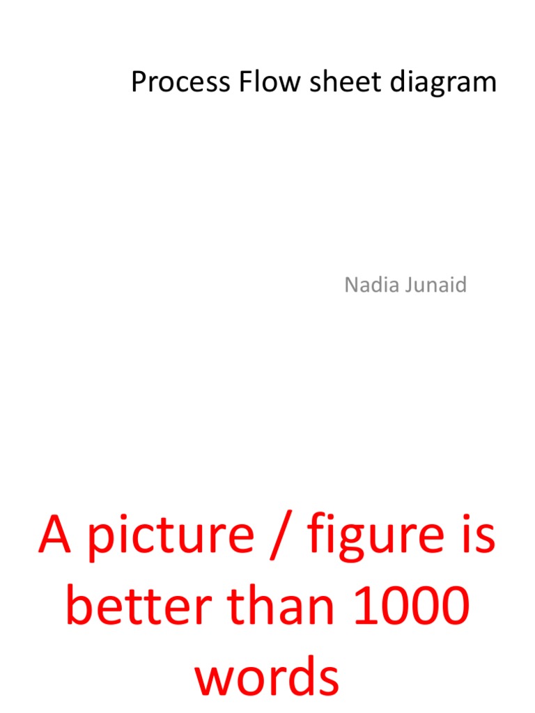 Process Flow Sheet Diagram: Nadia Junaid | PDF | Instrumentation | Valve