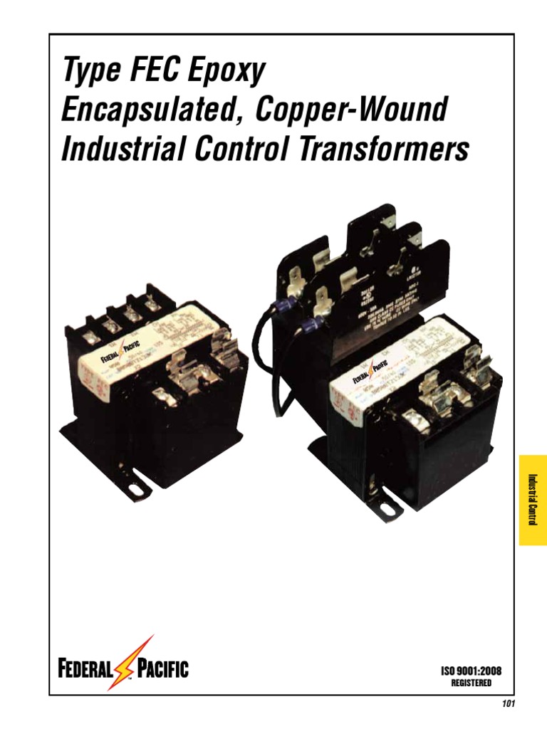 Type FEC Epoxy Encapsulated, Copper-Wound Industrial Control ...