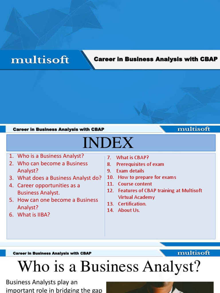 CBAP (Certified Business Analysis Professional) PDF | PDF | Business ...