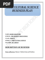 Agricultural Science - SBA MARKING SCHEME | PDF | Information | Data